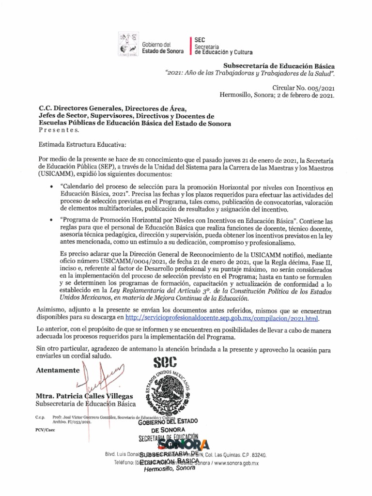 Circular No. 005-2021 | PDF