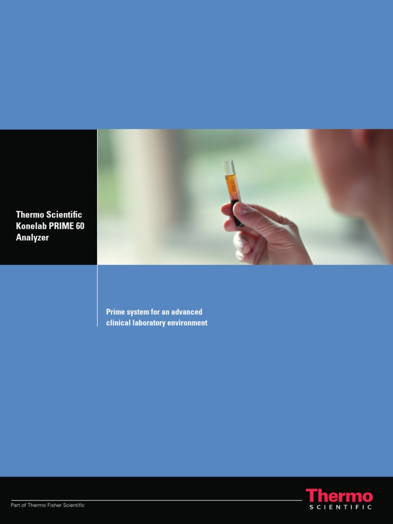 Konelab 60 PRIME | PDF | Automation | Laboratories