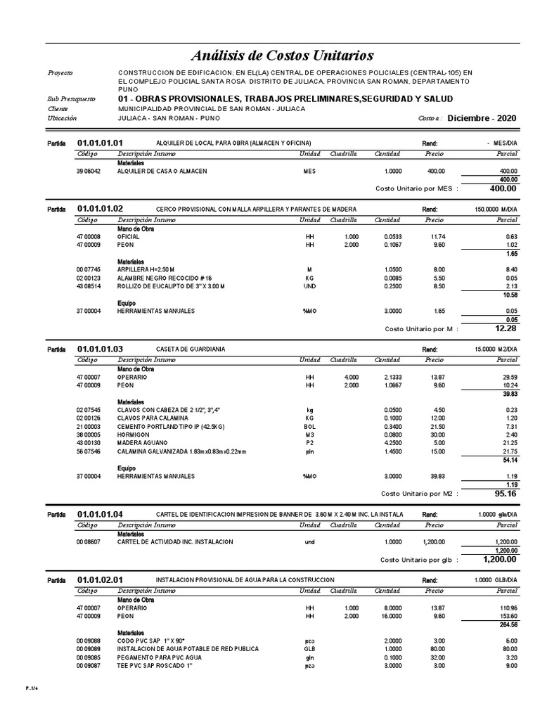 Acu Obras Prov | PDF | Economias | Business