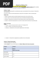 Module Five Wellness Plan HOPE | PDF | High Density Lipoprotein ...