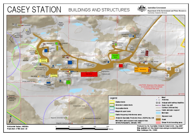Casey Station (Map) | PDF | Nature