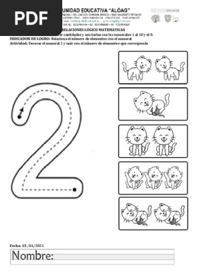Hoja De Trabajo Para Contar De 2 En 2