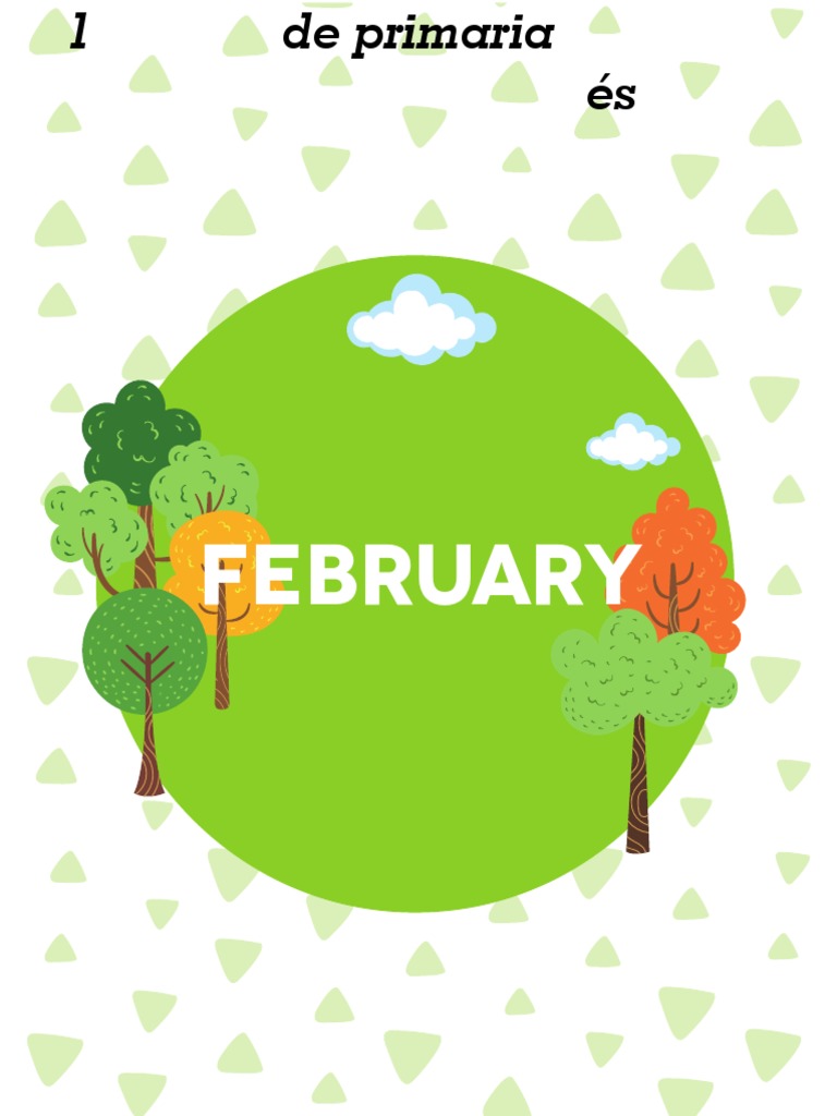 Cuadernillo de Inglés: Febrero 1° Grado | PDF | Pinturas