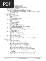 QCM - Microsoft Word - Excel - PowerPoint | PDF | Microsoft Word | Microsoft Excel