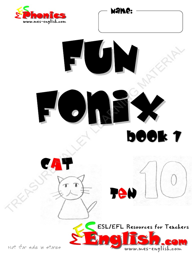 Fun Phonics Reading Workbook | PDF | English As A Second Or Foreign ...