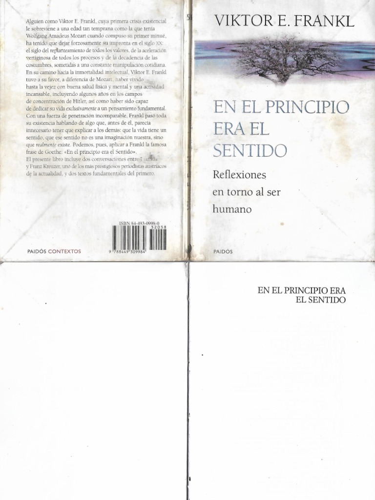 Viktor Frankl - en El Principio Era El Sentido | PDF