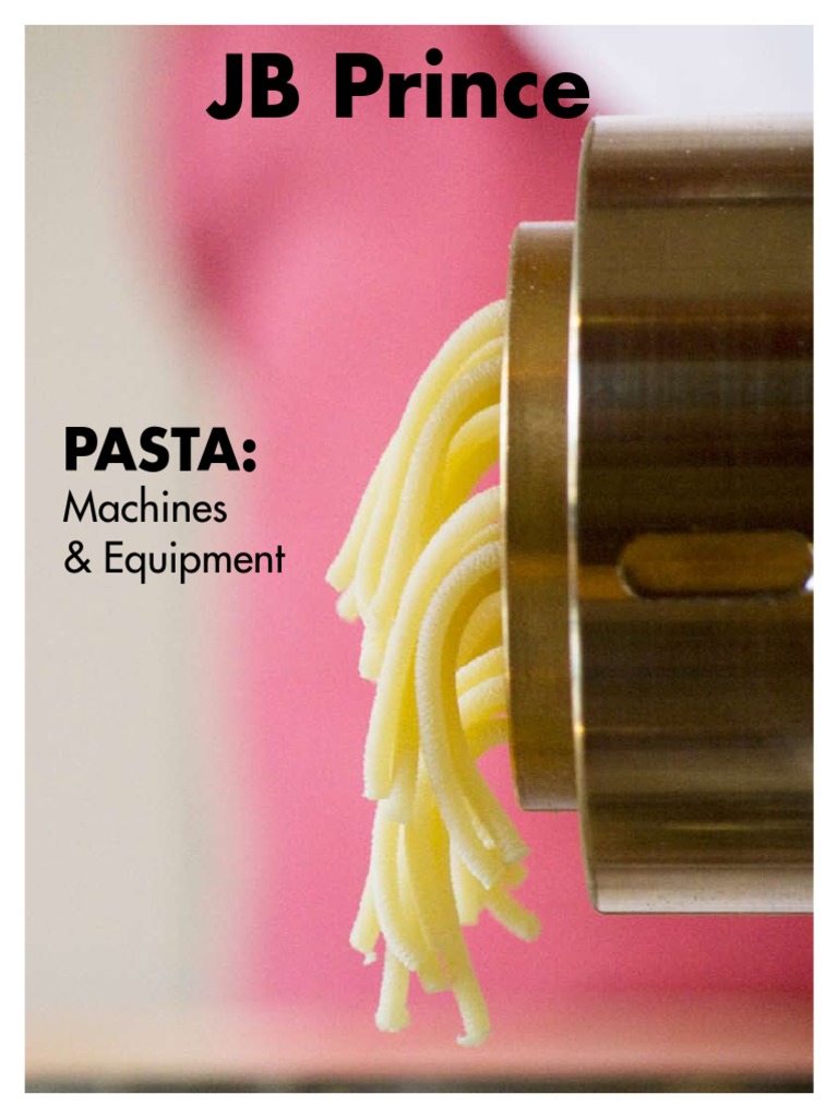 Pasta Machines and Equipment | PDF | Spaghetti | Pasta