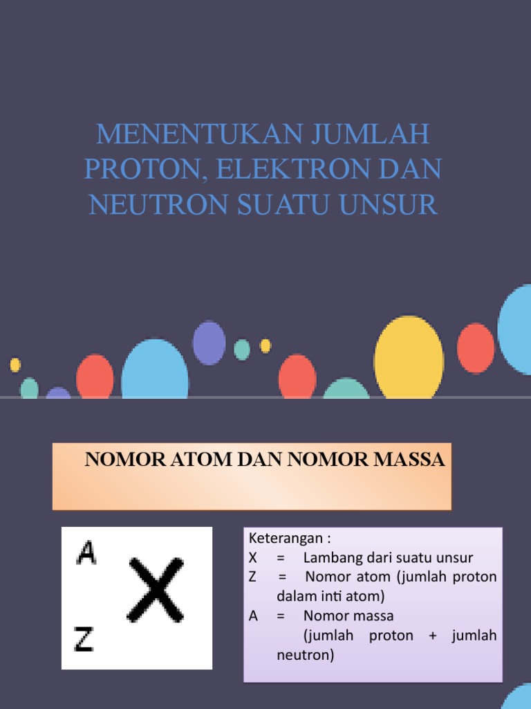 Kimia Pertemuan Ke 9 (Menentukan Jumlah Proton, Elektron Dan Neutron) | PDF