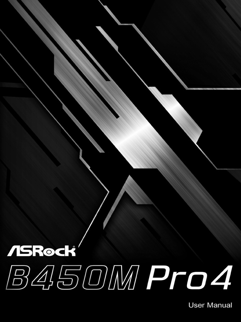 B450M Pro4 | PDF | Bios | Office Equipment