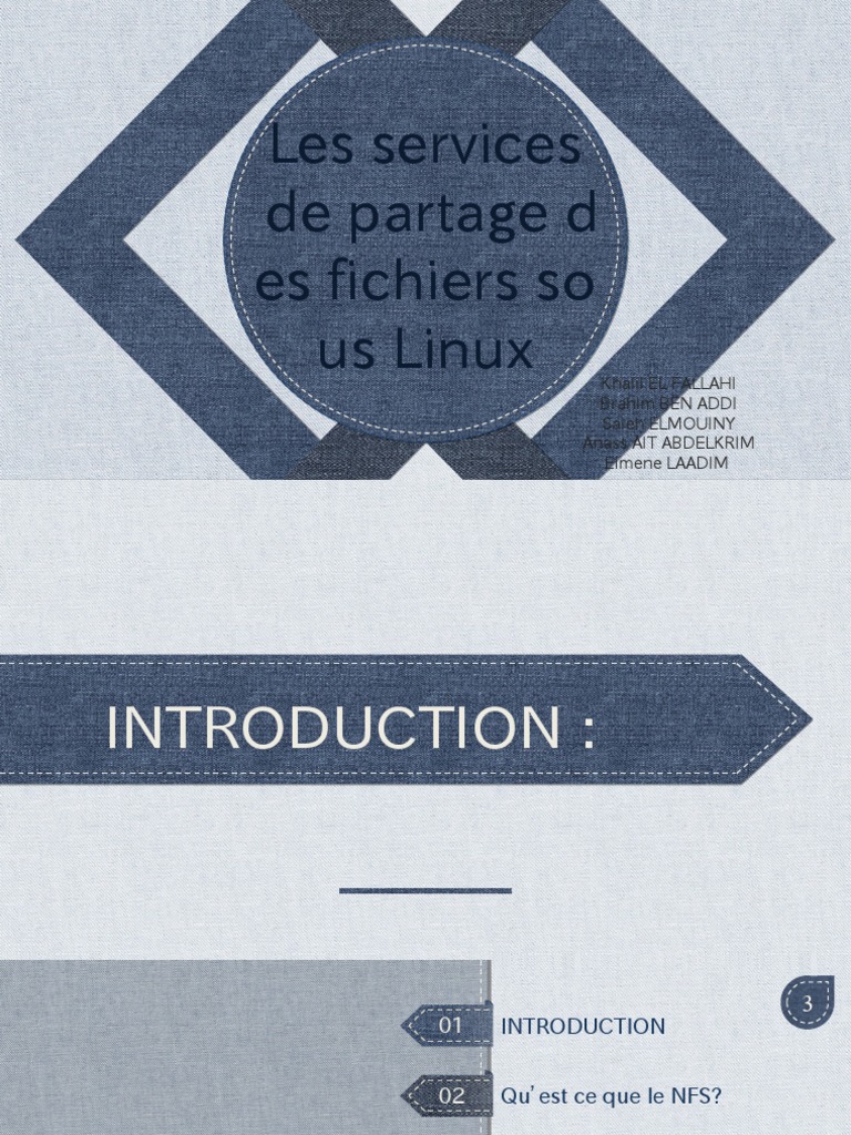 Partage de fichiers sous Linux : NFS et SAMBA | PDF | Serveur ...
