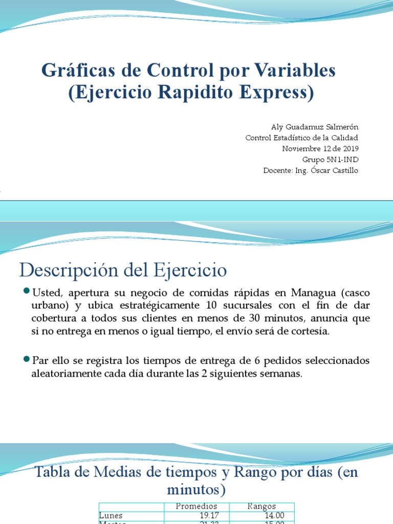 Gráficas de Control Por Variables | PDF | Enseñanza de matemática | Business