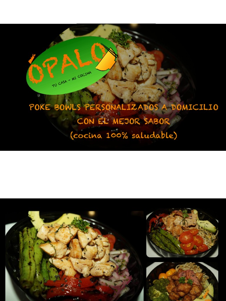 Poke Bowls Personalizados a Domicilio | PDF | Arroz | Cilantro