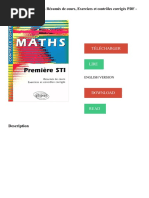 Maths Terminale - Cours Et Exercices Corriges | PDF