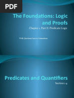 Problems On Predicates and Quantifiers: Session-12 | PDF