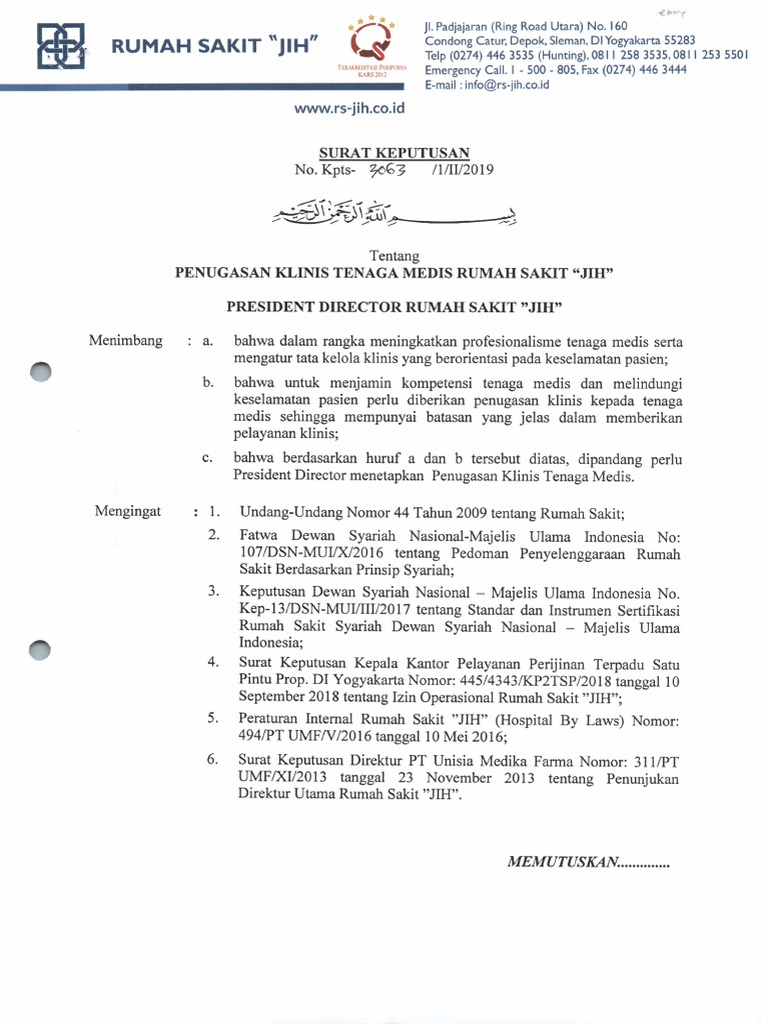 Contoh SPK RKK Dr. SPOG | PDF