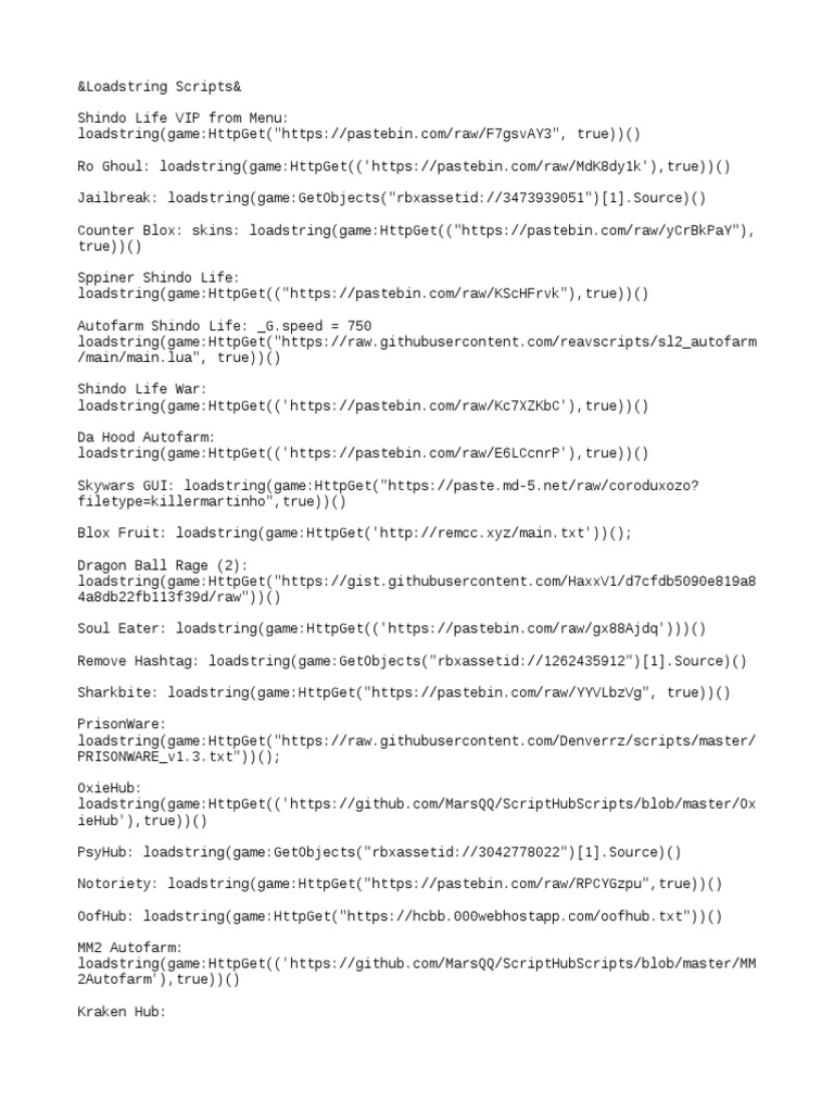 Scripts | PDF | Sports