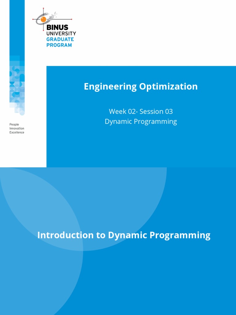 PPT3 - W2-S3 - Dynamic Programming - R0 | PDF | Dynamic Programming ...