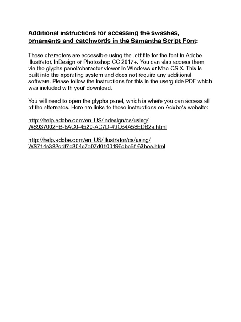 Instructions For Swirls and More | PDF