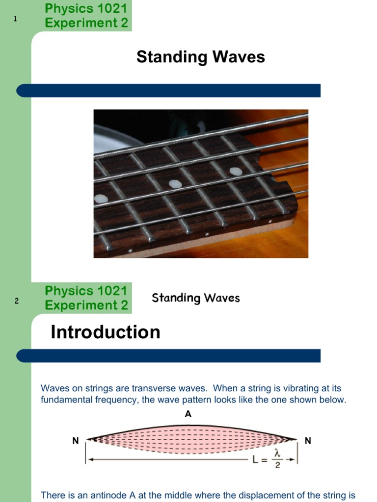 Standing Waves | PDF | Waves | Wavelength