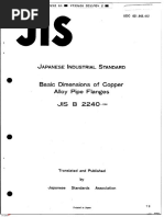 JIS B2220 16K Flange Specifications | PDF | Plumbing