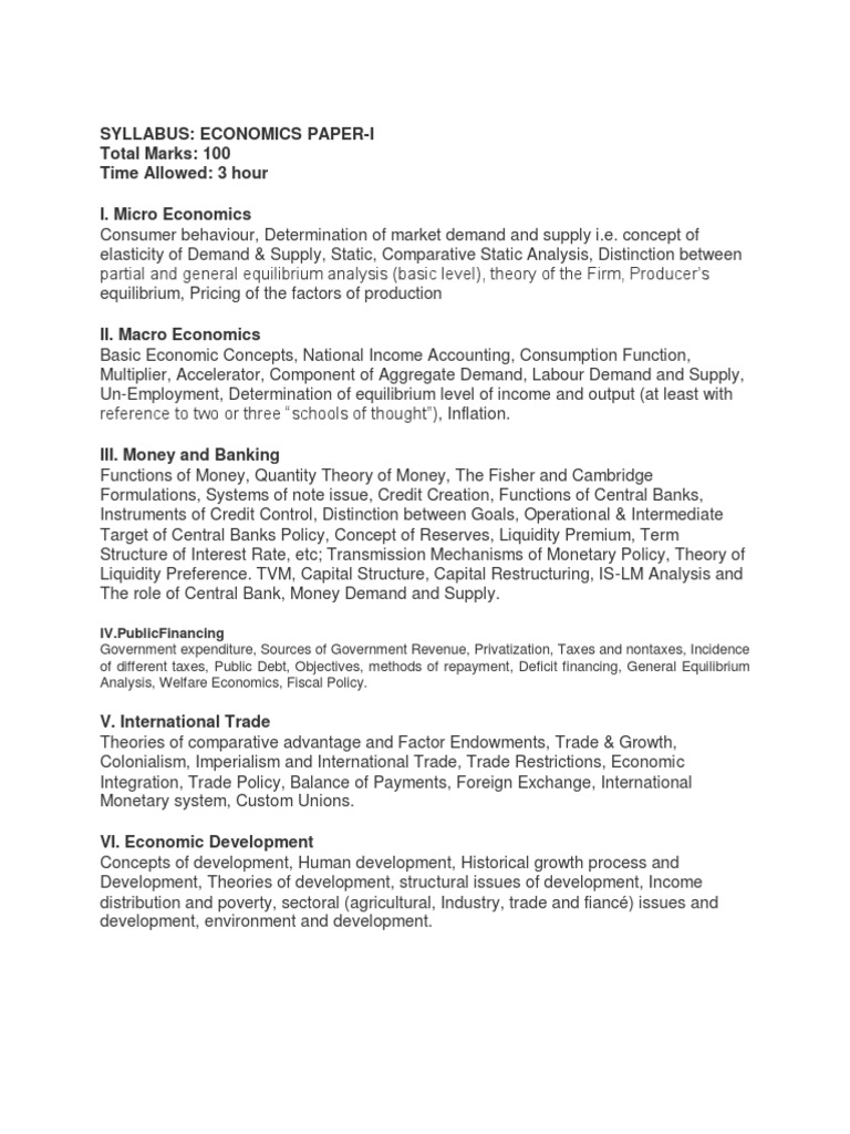 Css Syllabus | PDF | Supply Chain | Gender