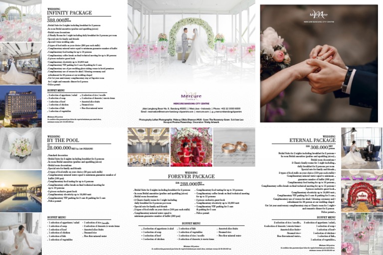Wedding Leaflet Square Rev March 2020 - MBCC | PDF | Hors D'oeuvre | Menu