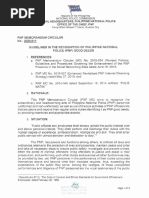 PNP Memorandum Circular No 20 2020 | PDF