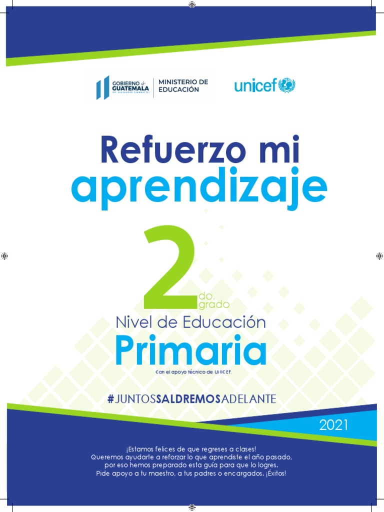 Refuerzo Mi Aprendizaje - 2do Grado | PDF