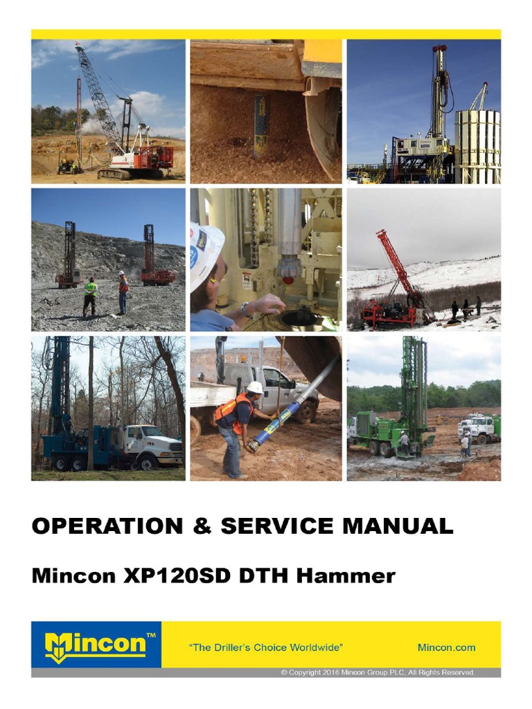 12-0-Mincon XP120SD Service Manual Rev A1 | PDF | Drill | Drilling Rig