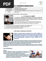 Ficha de Trabajo 3 EDA 4 DPCC | PDF | El embarazo | Adolescencia
