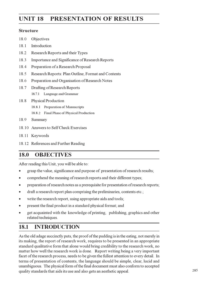 Block-4 MLIE-102 Unit-18 | PDF | Doctorate | Thesis