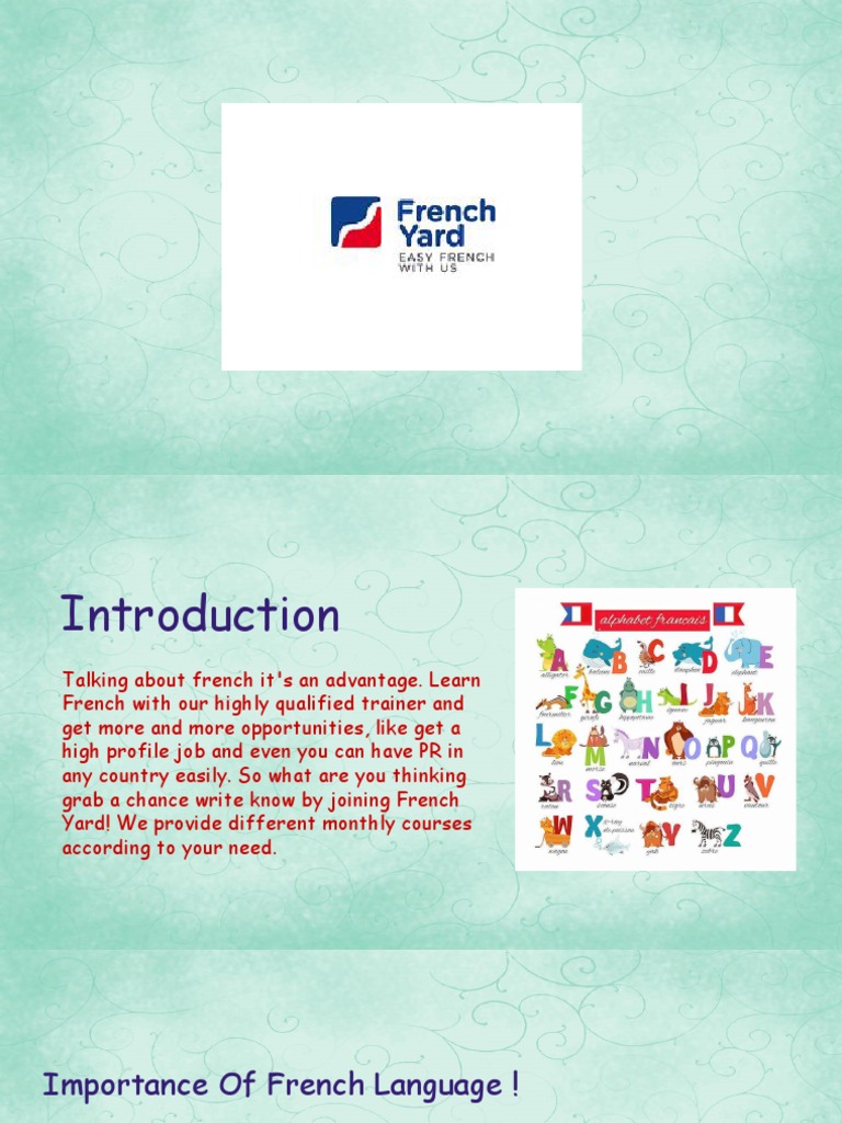 Learn French for Career Success | PDF | Career & Growth | Business