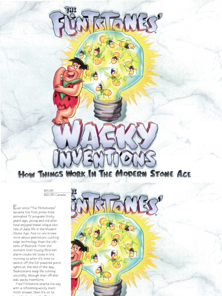 The Flintstones Wacky Inventions Turner Publishing Bedrock Press 1993 | PDF