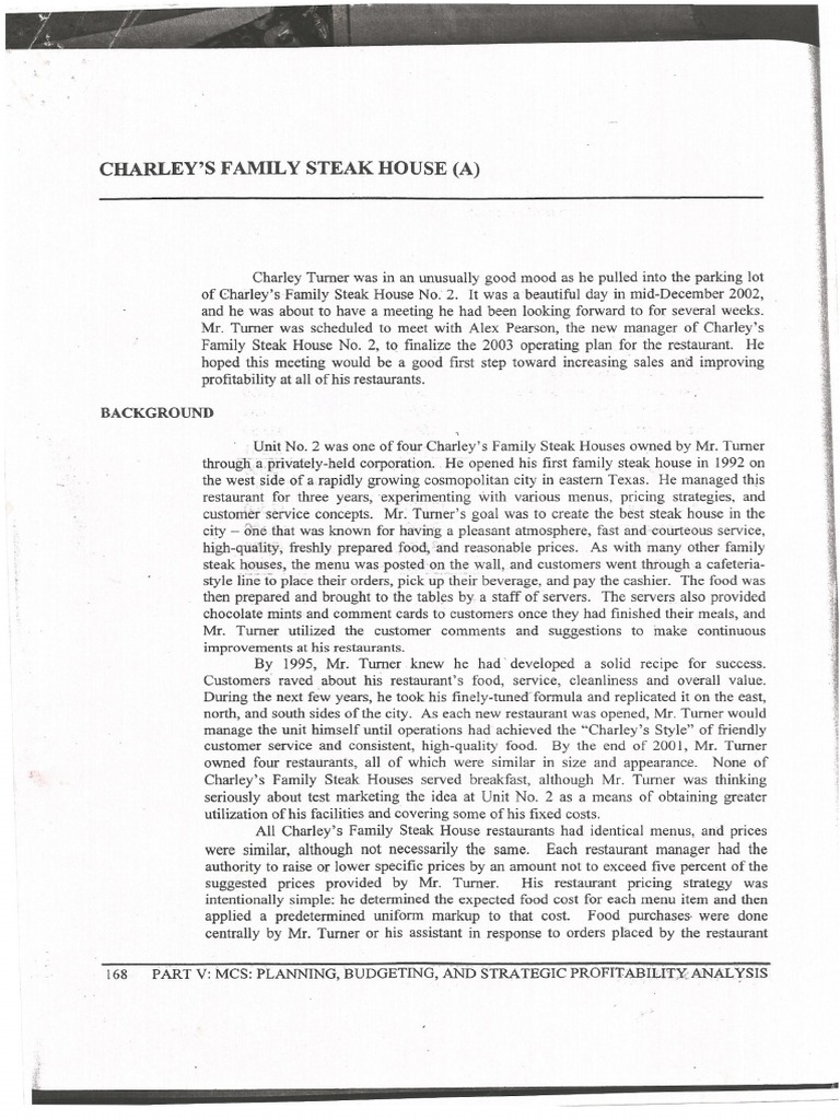 Charlie Case Series | PDF