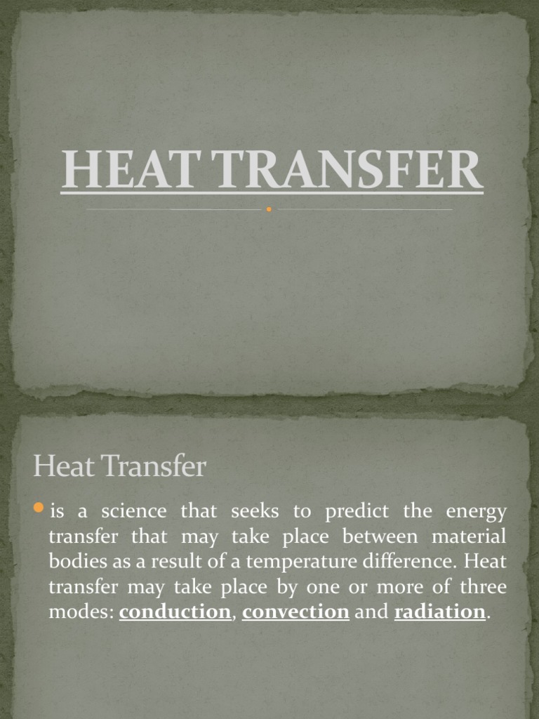 Heat Transfer | PDF | Heat Transfer | Thermal Conduction