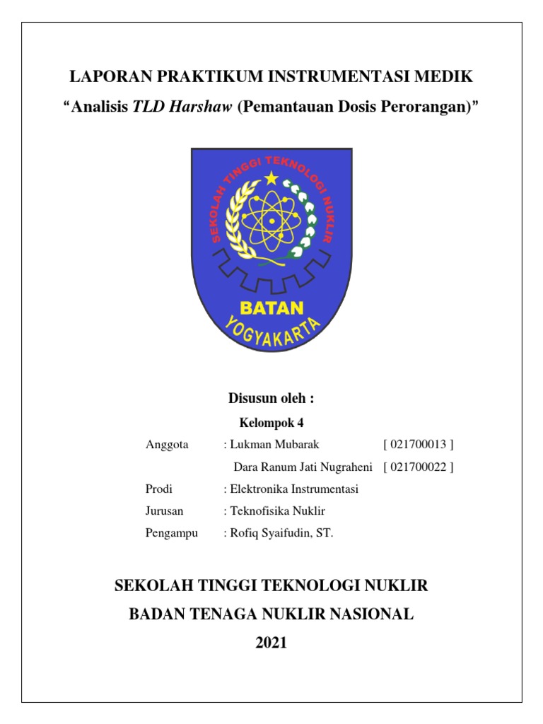 Analisis TLD Harshaw dan Pembacaannya | PDF