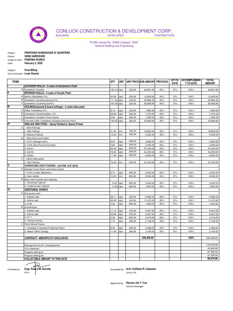 Conluck Construction & Development Corp | PDF | Culture Of Queensland ...
