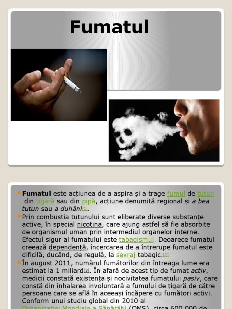 Fumatul | PDF