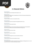 11 General Order of Security Guard | PDF