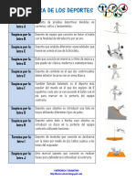 Abecedario de Deportes A-Z | PDF | Deportes | Deportes olímpicos de verano