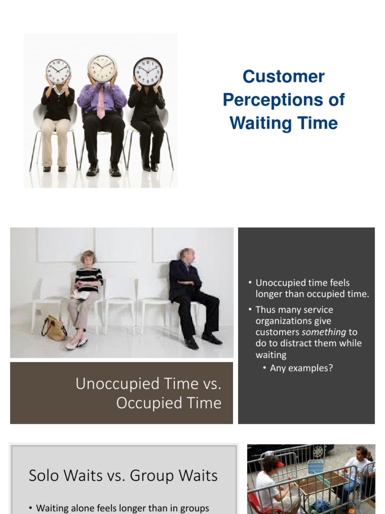 Customer Perceptions of Waiting Time | PDF | Odor | Psychological Concepts