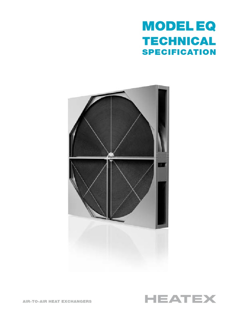 Heatex Wheels | PDF | Electric Motor | Heat Exchanger