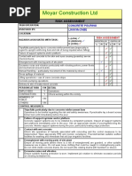 Risk Assesment For Formwork Activity | PDF | Risk | Hazards