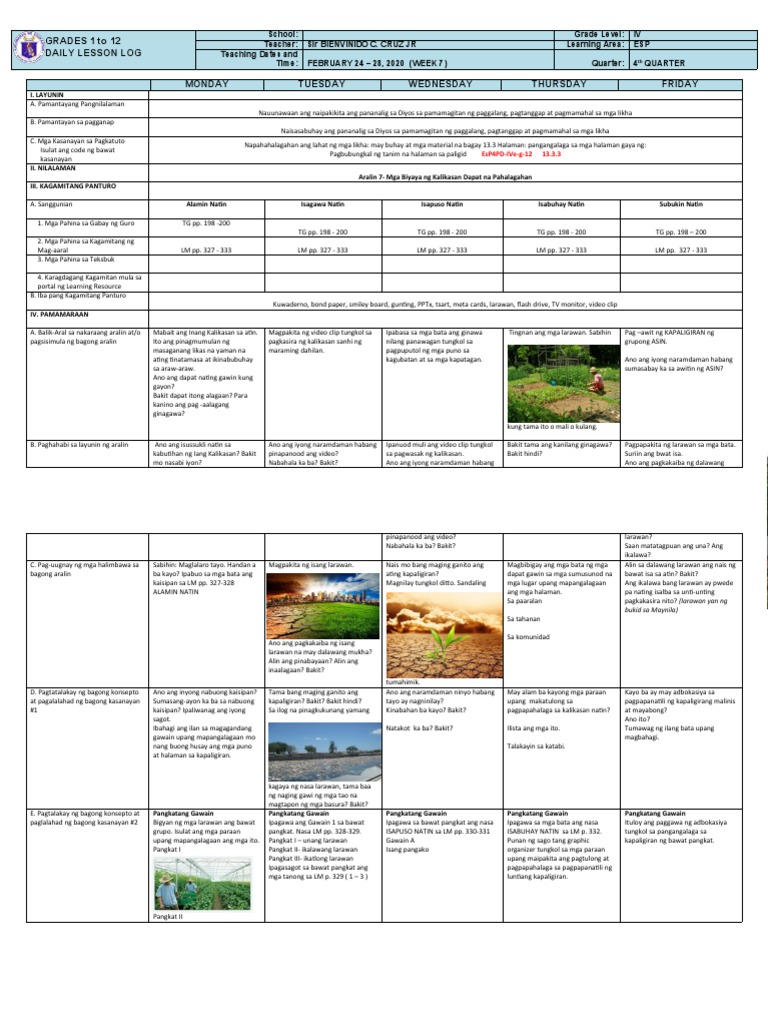 Esp-4 Q4 W7-DLL | PDF