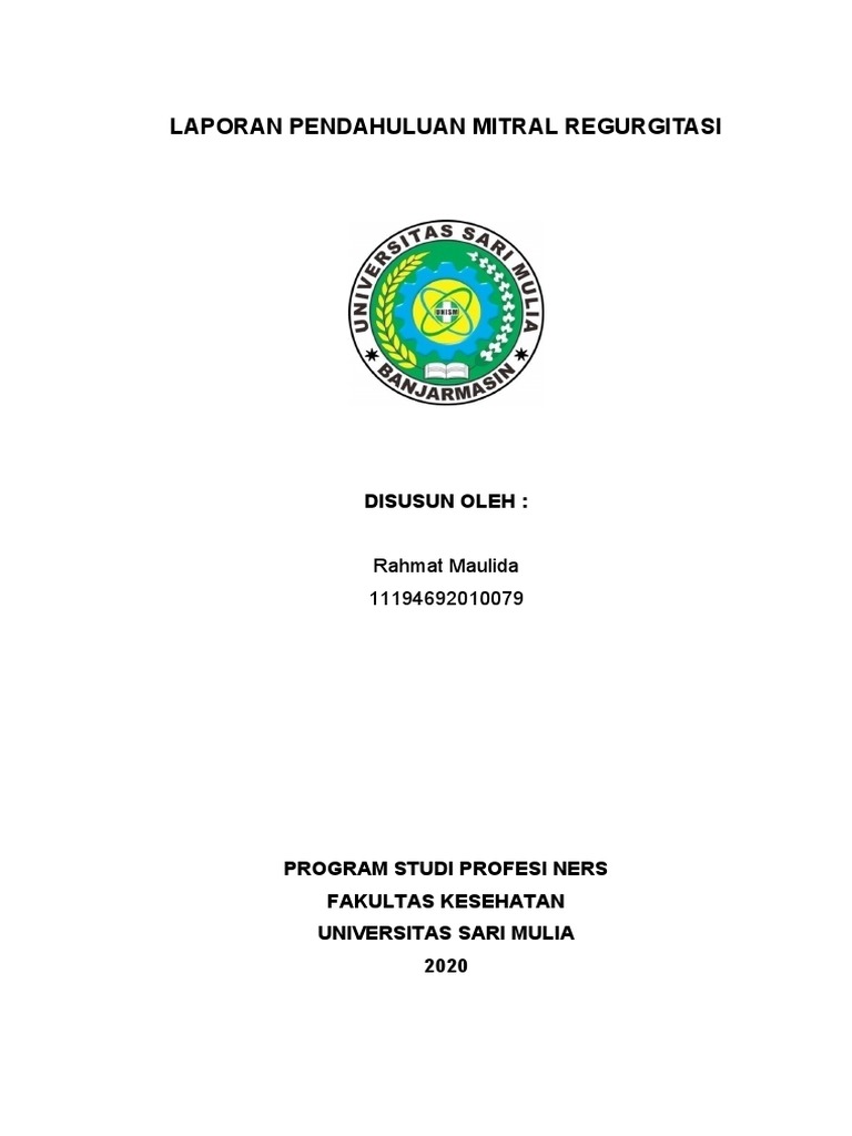 Laporan Mitral Regurgitasi dan Fisiologi Jantung | PDF | Seni | Sains ...