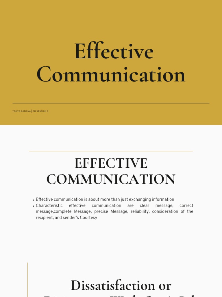 Effective Communication Jovan | PDF | Cultural Diversity | Cross ...