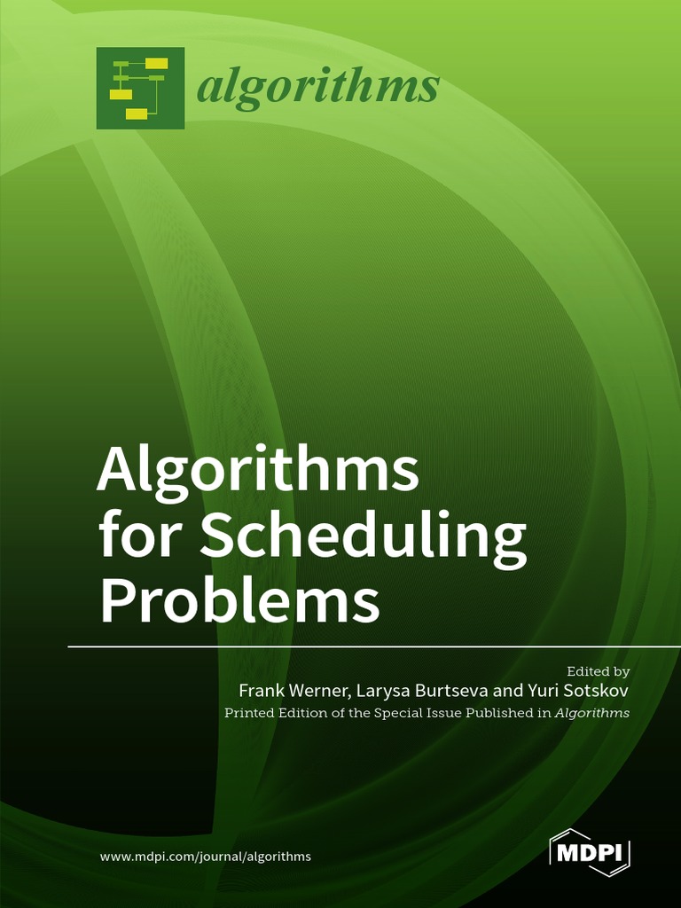 Algorithms For Scheduling Problems | PDF | Mathematical Optimization | Scheduling (Production ...
