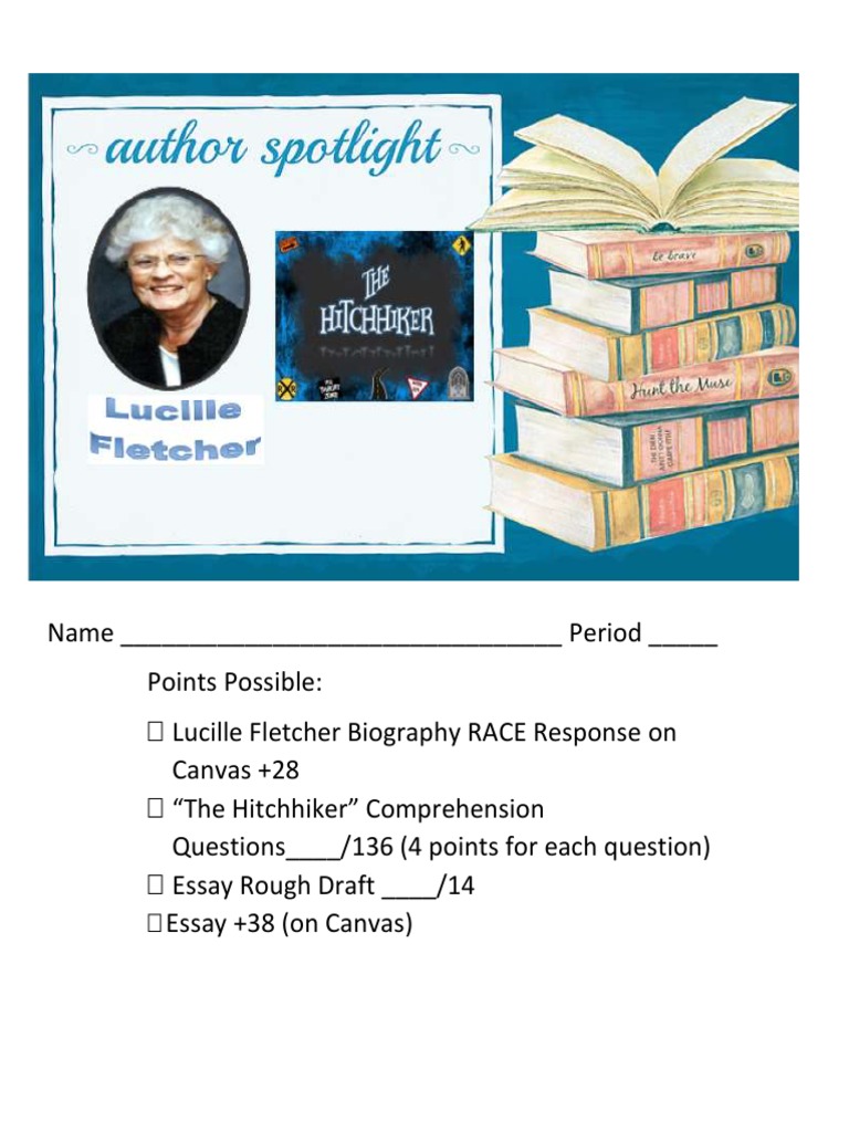 Lucille Fletcher: Life and "The Hitchhiker" | PDF | Poetry