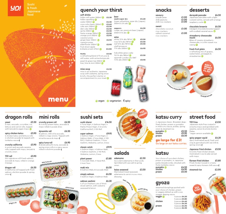 Contoh Menu Sushi | PDF | Sushi | Asian Cuisine