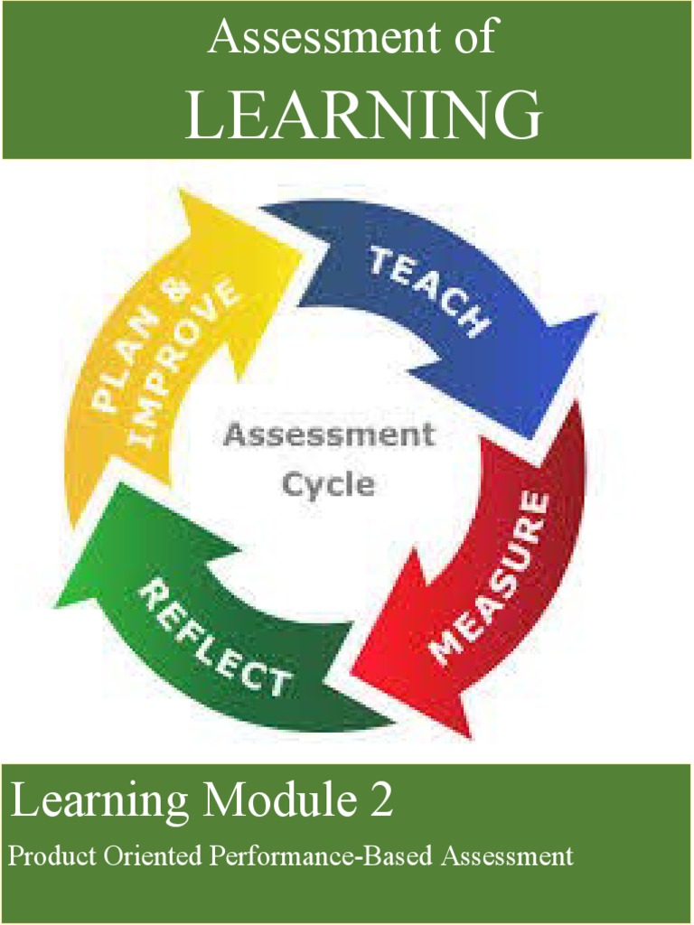 Learning: Product Oriented Performance-Based Assessment | PDF | Rubric ...